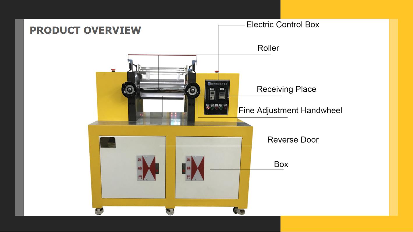 Two Roll Mill for Compounding Rubber
